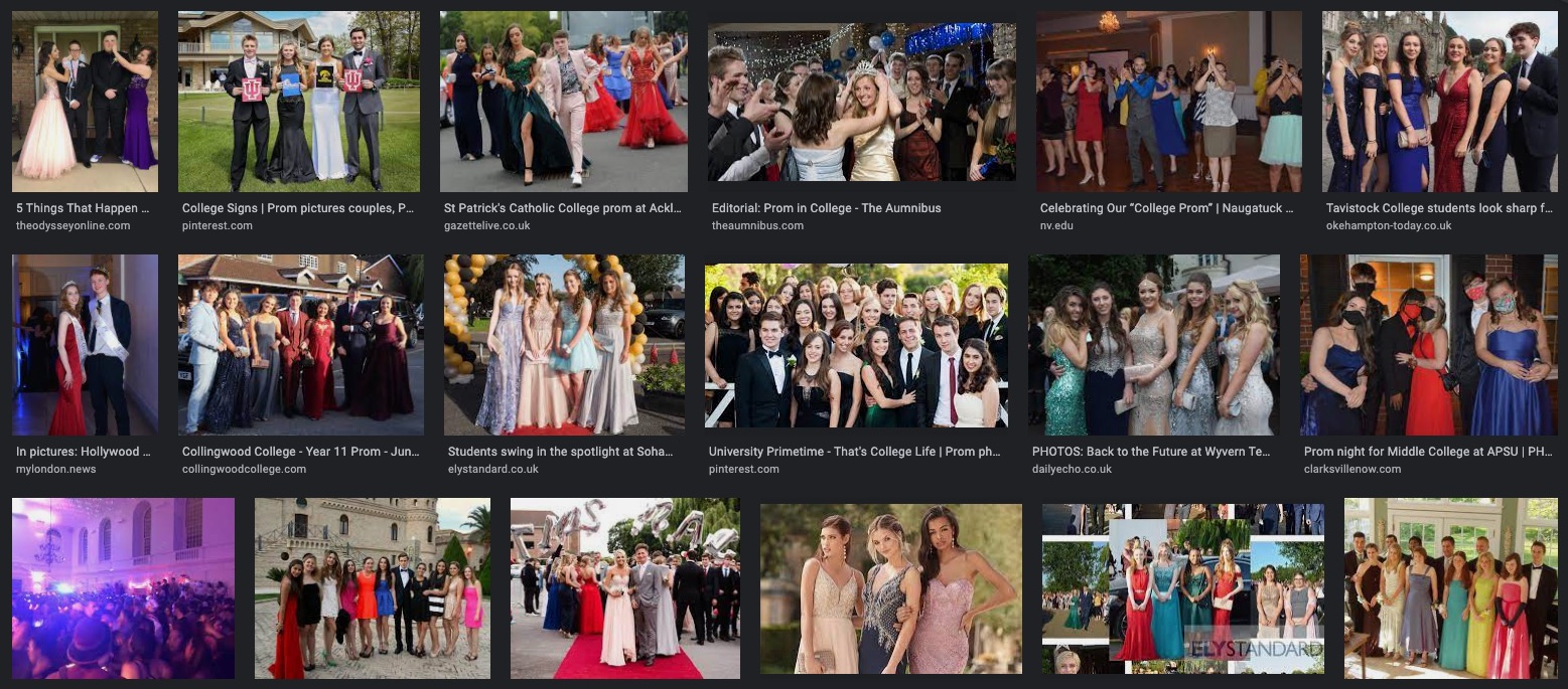 「college prom」って何のこと？ | toytack